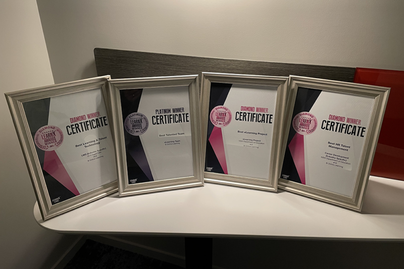 B Online Learning wins multiple awards at prestigious LearnX Awards